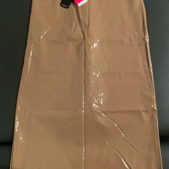 Commando | Skirts | Commando Patent Midi Skirt Cocoa Color | Poshmark